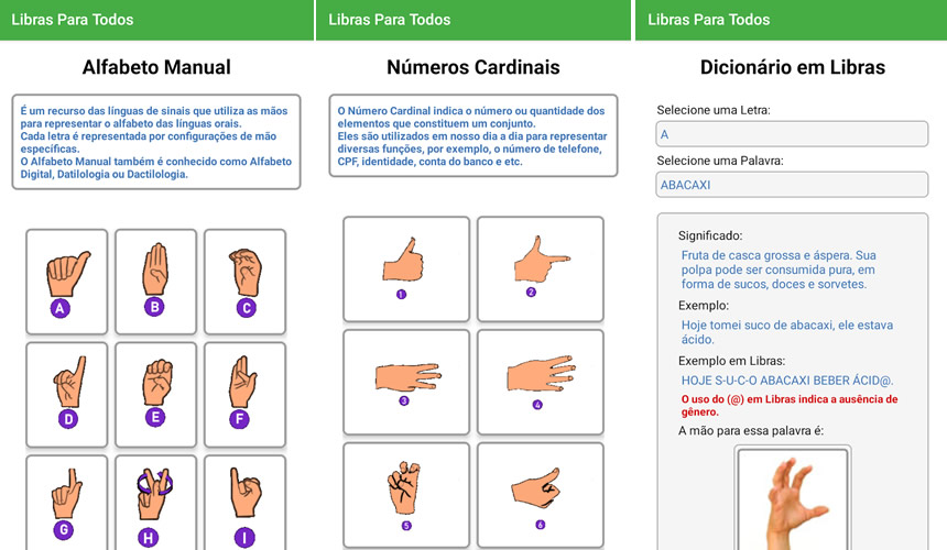 Libras Para Todos - Catálogo de Tecnologias Assistivas para Surdos
